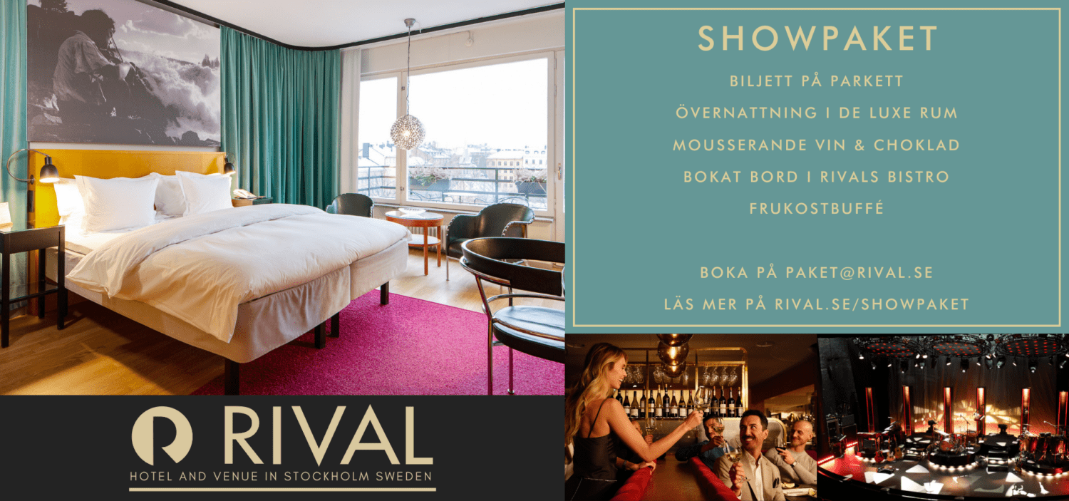 Shower Stockholm - Teater & konserter Stockholm | Hotel Rival